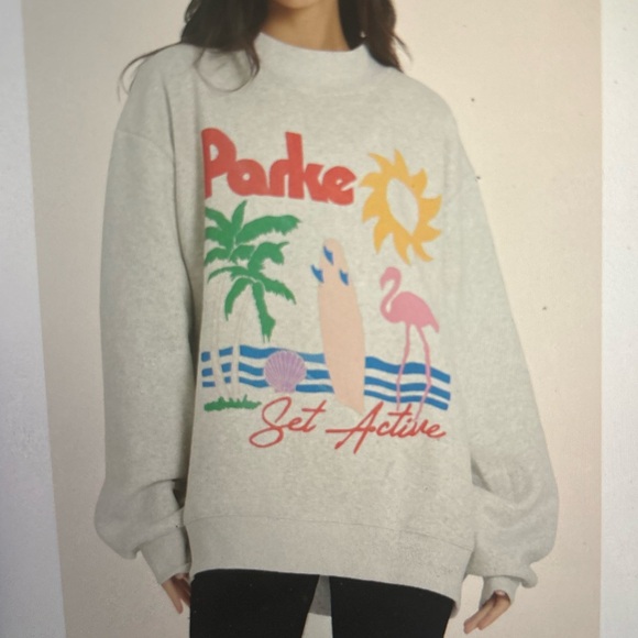 SET Active | Sweaters | Set Active X Parke Mockneck Sweatshirt | Poshmark